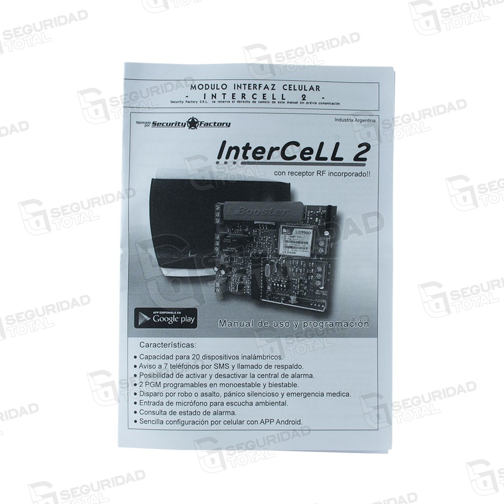 Interfase GSM Intercell 2 de fácil configuración e instalación con App ...